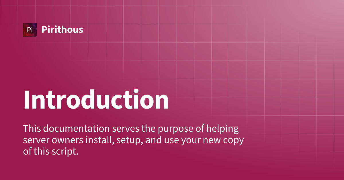 Introduction | Pirithous